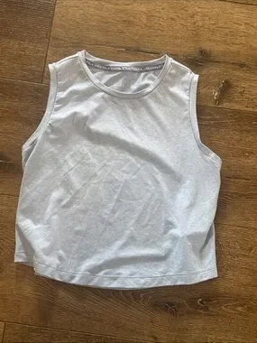 Athleta | Shirts & Tops | Athleta Girl Blue Tank Large 2 | Poshmark